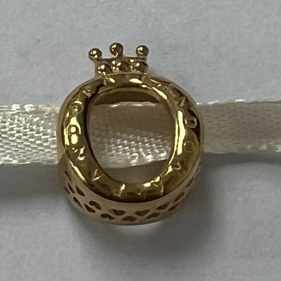Pandora | Jewelry | Pandora Crown O Charm Gold Plated | Poshmark